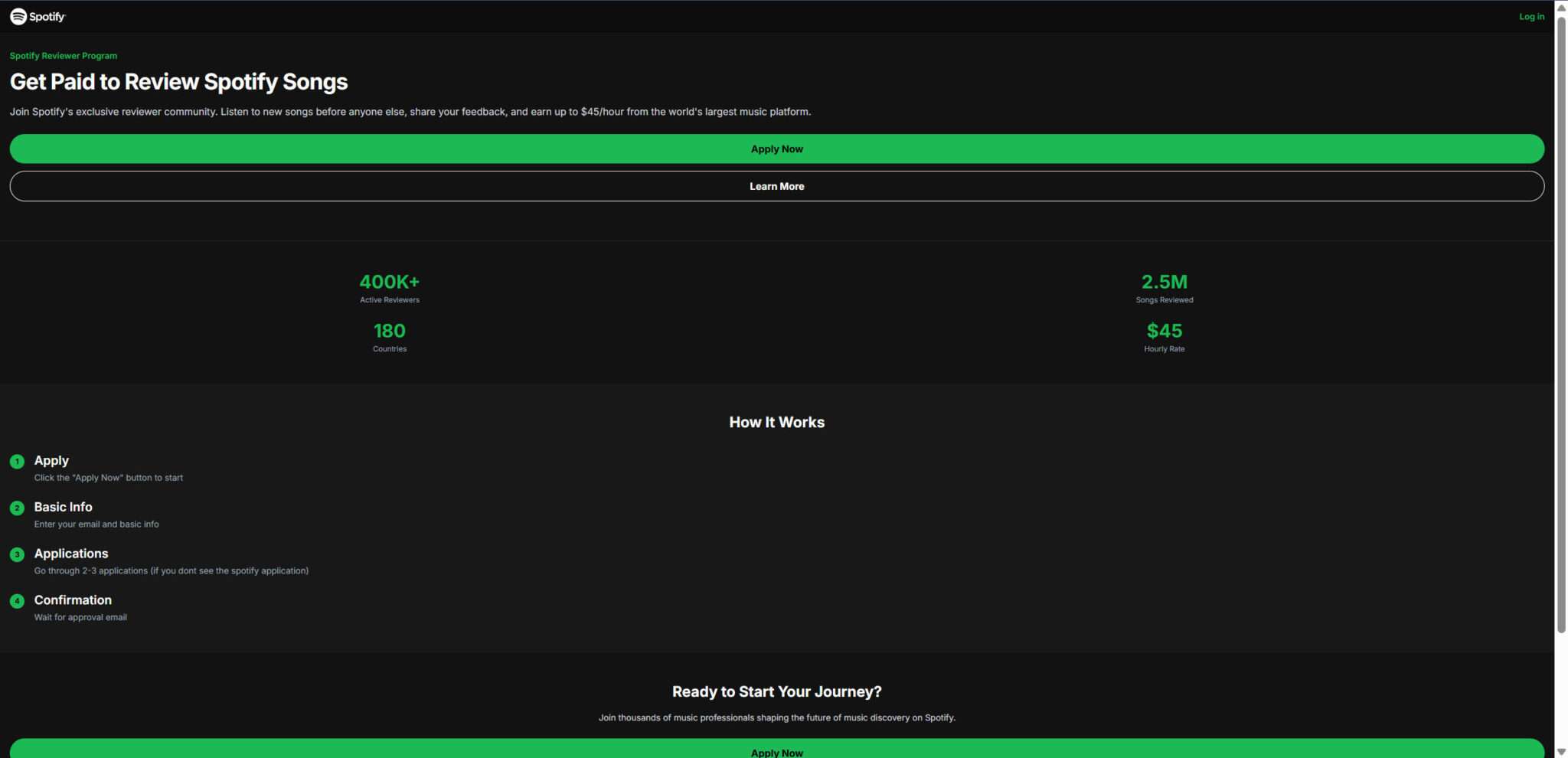 SpotifyReview.com Scam Exposed: The Fake $45/Hour Spotify Job