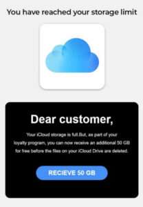 ICloud Storage Email Scam: The Email Scam That’s Stealing Apple IDs
