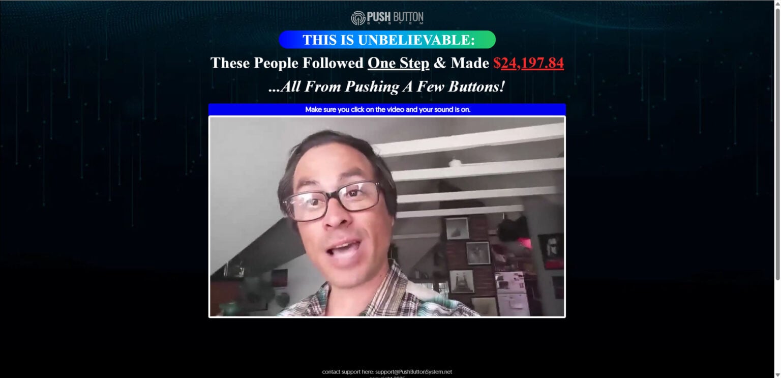 Push Button System Scam Exposed: Inside The Fake “One-Click” Income Trap