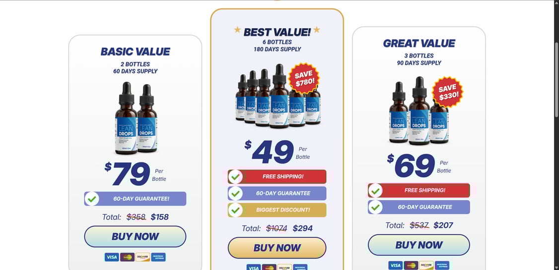 Lean Drops Scam Exposed: The Weight Loss Trick You Should Avoid