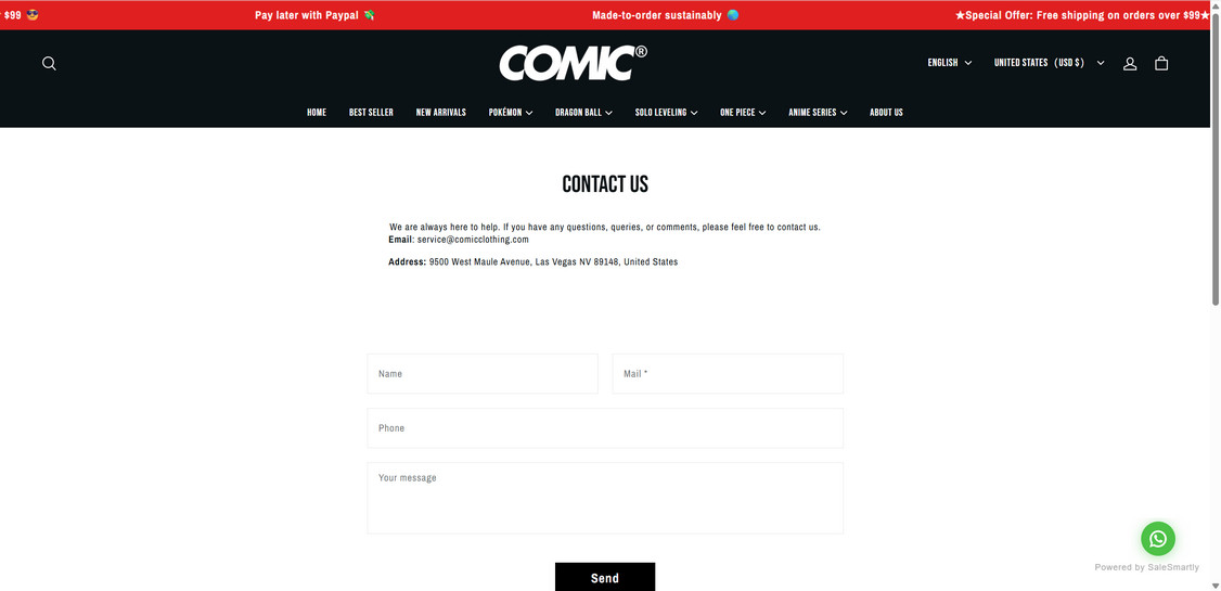 Comicclothing.com Scam Store: What You Need To Know