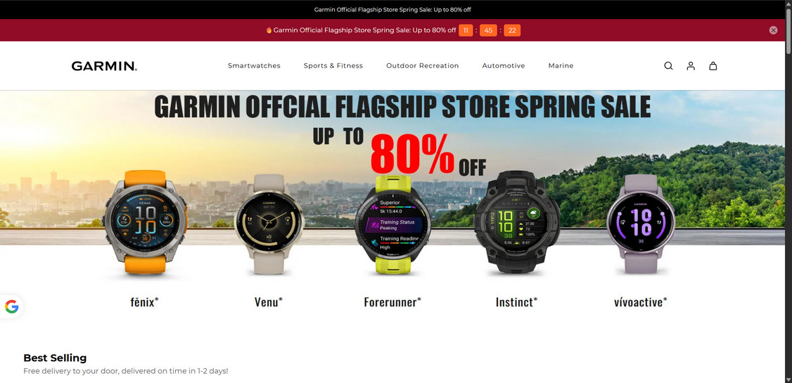 GarminShop-Eu.com Scam Store: A Fake Garmin Website