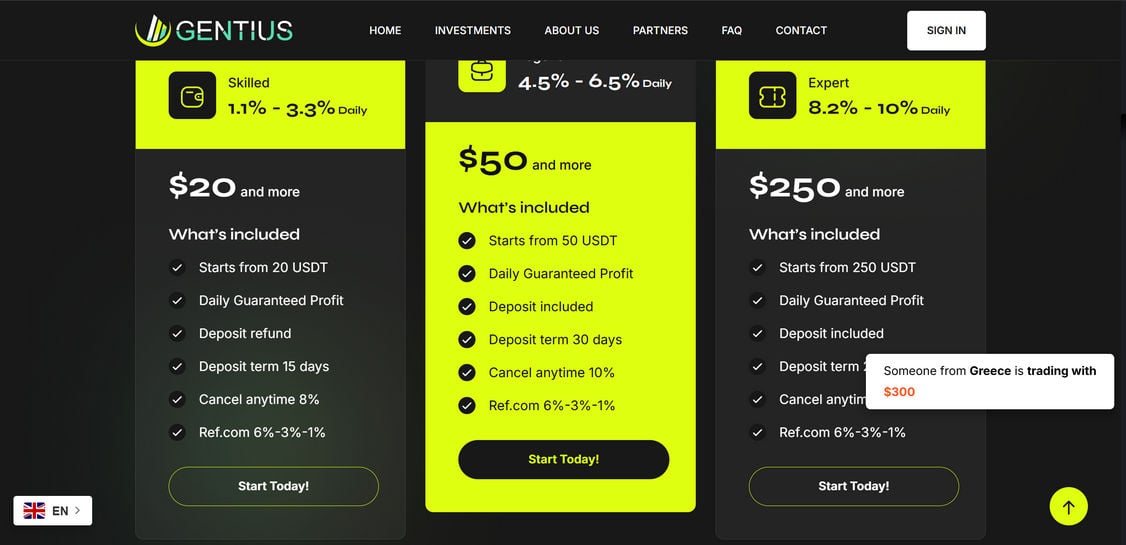 Gentius.top Crypto Scam - Read Our Findings Here