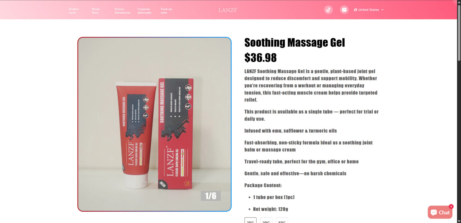 Lanzf Joint Relief Massage Cream - Scam Marketing, False Claims, And ...