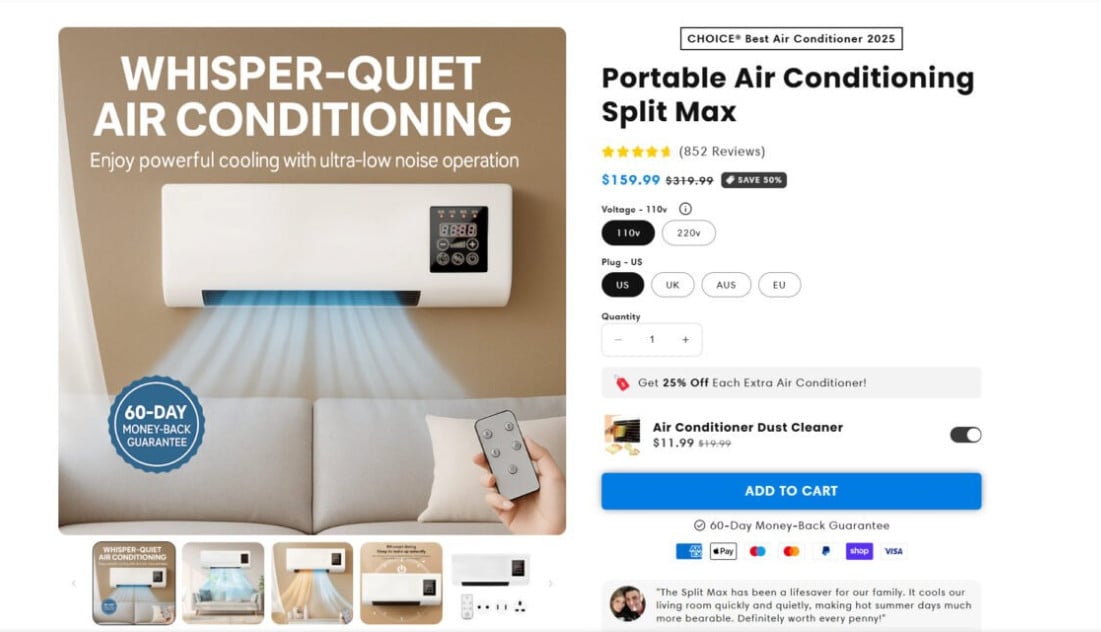Exposing The Split Max AC Scam: Fake Heating And Cooling Claims Explained