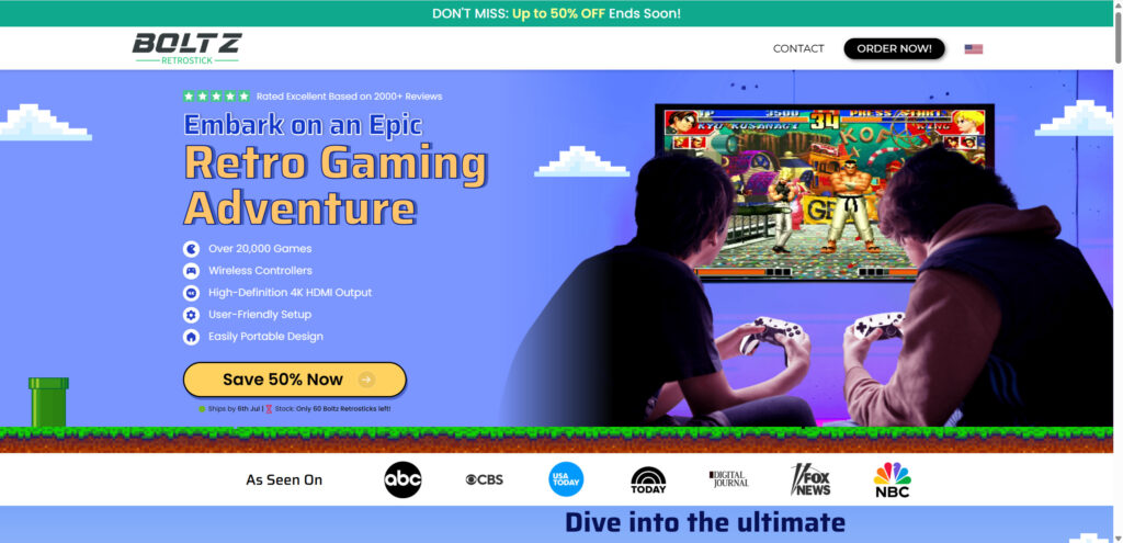 Boltz Retro Stick Review: Scam Or Legit Retro Gaming Console?