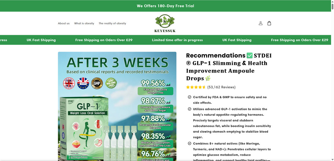 Keyessuk GLP-1 Slimming Drops -Total Scam Or Legit? Read This