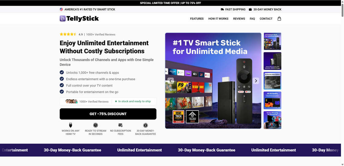 TellyStick TV Smart Stick - Scam Or Legit? The Truth Exposed