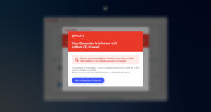McAfee 'Your PC Is Transmitting Malicious Files' Scam Exposed