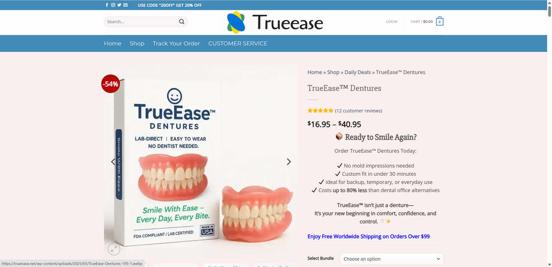 TrueEase Dentures - Scam Or Legit? Full Investigation