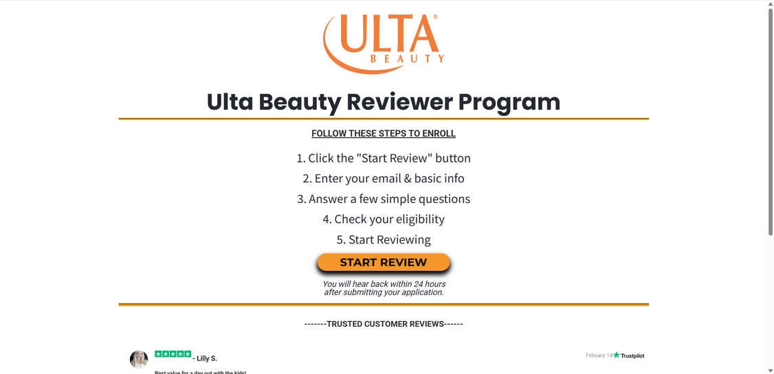 UltaReview.store 'Ulta Beauty Reviewer' Is A TOTAL SCAM