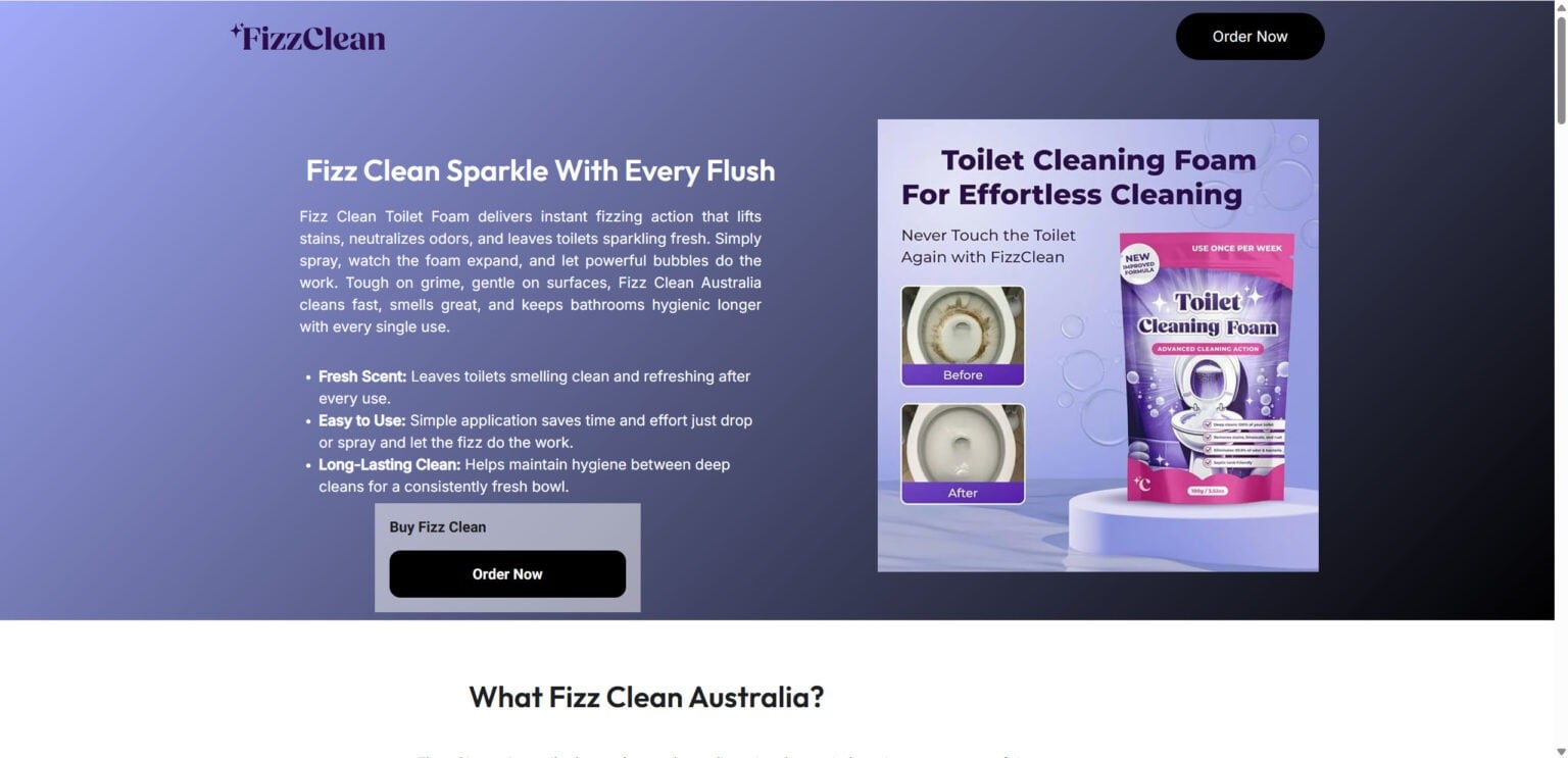 Fizz Clean Toilet Foam Review - Scam Or Legit? What’s Really Going On