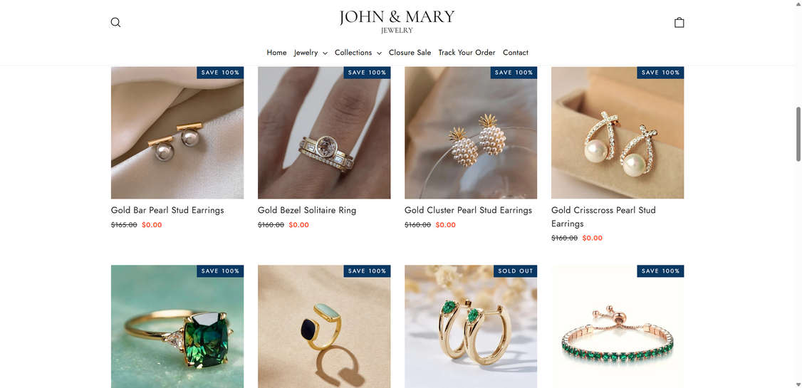 John & Mary Jewelry "Closing Sale" Scam - The $0 Jewelry Con