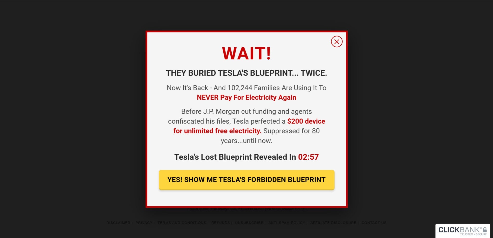 Buried Tesla Blueprint Generator Scam Exposed: The “Free Energy” Lie ...