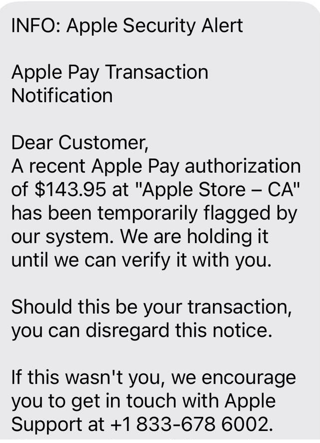 Apple Pay Transaction Text Scam EXPOSED - Full Investigation ...