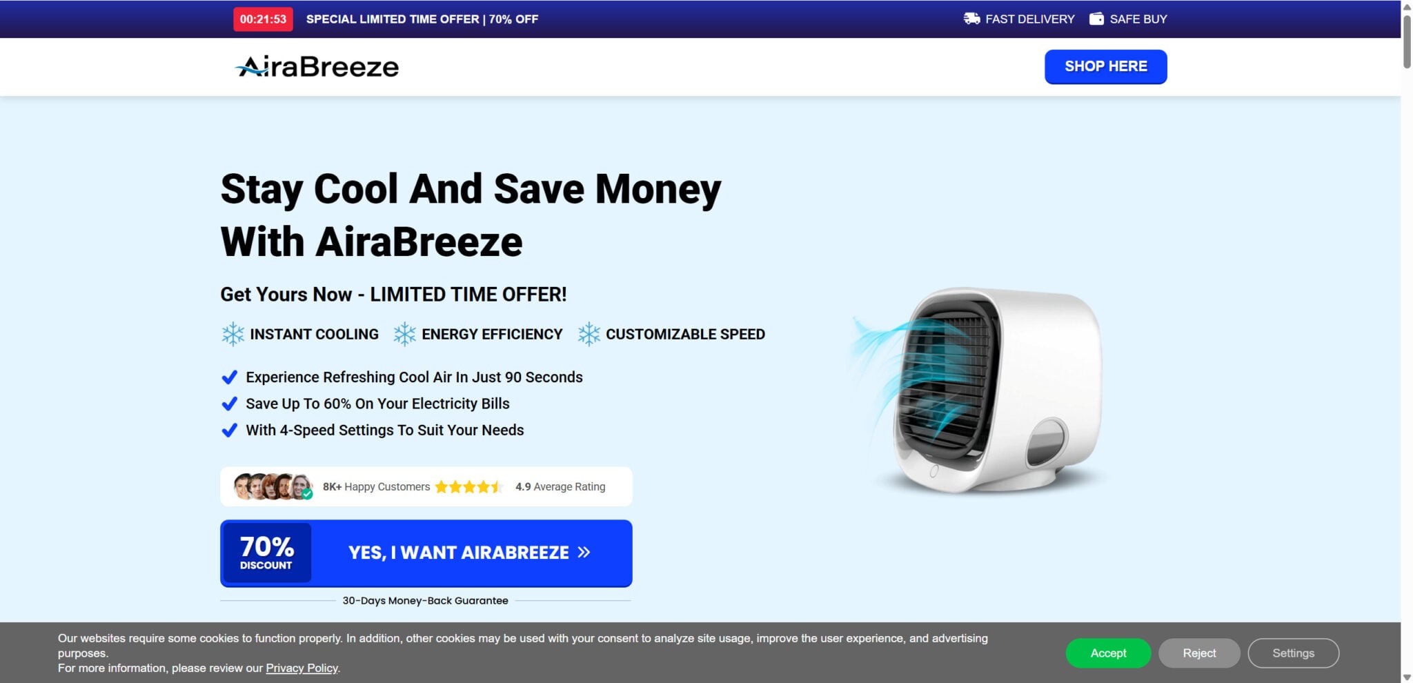 AiraBreeze AC EXPOSED: Scam Or Legit? The Truth Explained